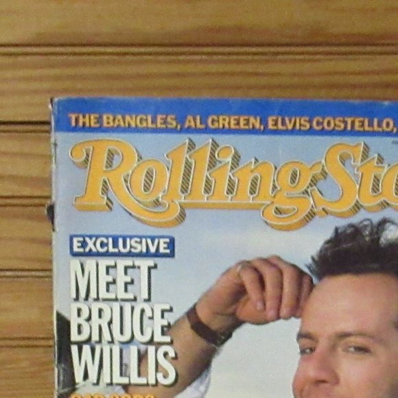 Rolling Stone Magazine | Accents | Vintage 986 Bruce Willis Rolling ...